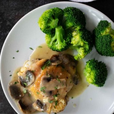 Baked Chicken Supreme with Mushroom Gravy - Taste and Tell