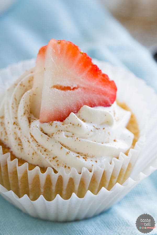 Tres Leches Cupcakes - Taste and Tell