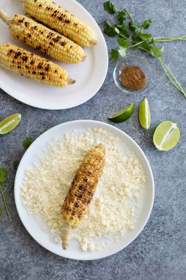 Grilled Mexican Corn on the Cob Recipe - Taste and Tell