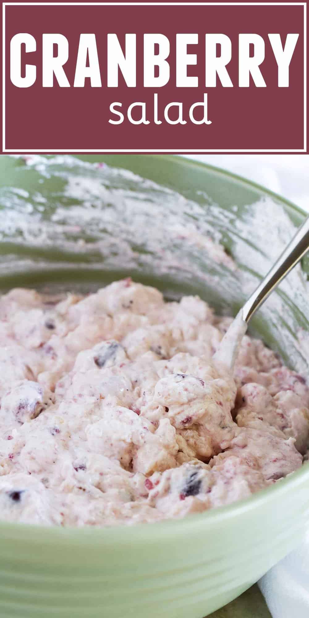 Cranberry Salad Recipe - Cranberry Fluff - Taste and Tell