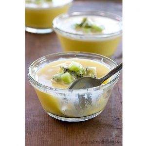 Fresh Mango Pudding - Taste and Tell
