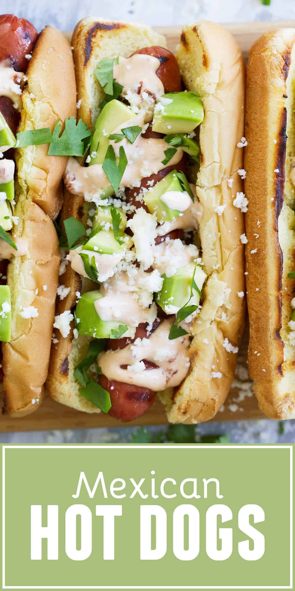 Easy Summer Dinner - Mexican Hot Dog Recipe - Taste and Tell