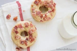 Banana Baked Donuts with Peanut Butter and Bacon {Elvis Donuts} - Taste ...