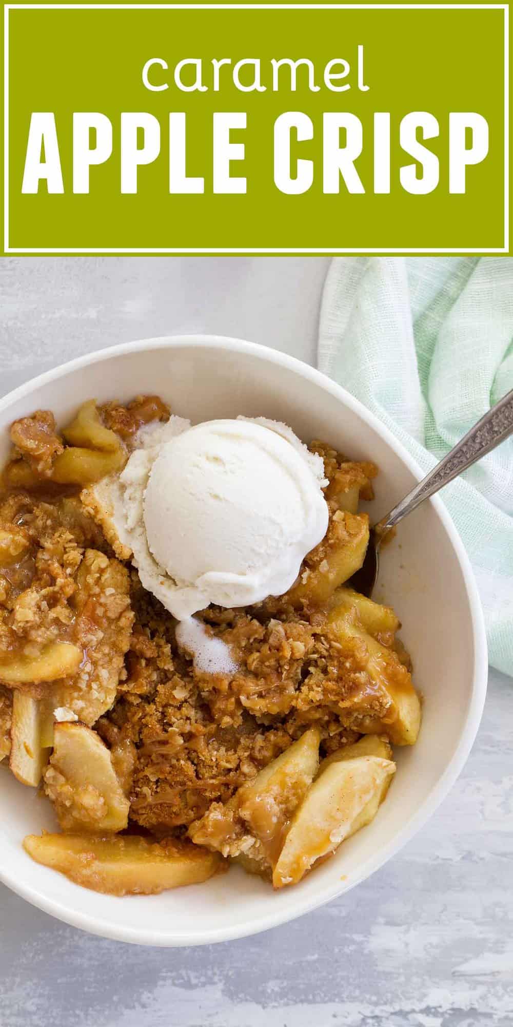 Caramel Apple Crisp Recipe Easy Apple Crisp Taste And Tell