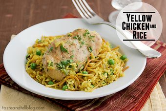 Yellow Chicken and Rice - Taste and Tell
