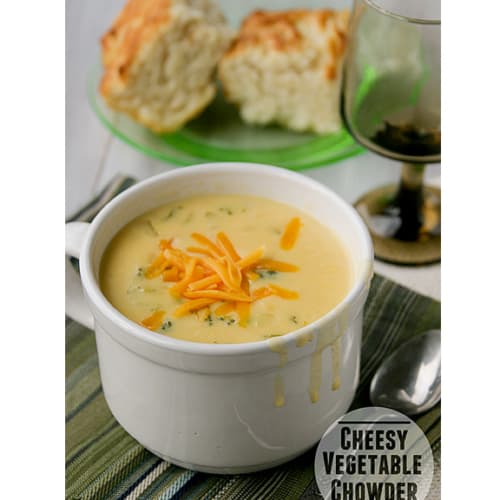 Cheesy Vegetable Chowder - Taste and Tell