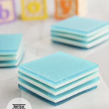 Baby Blue Layered Jello - Taste and Tell