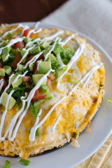 Chicken Tortilla Stack - Taste and Tell