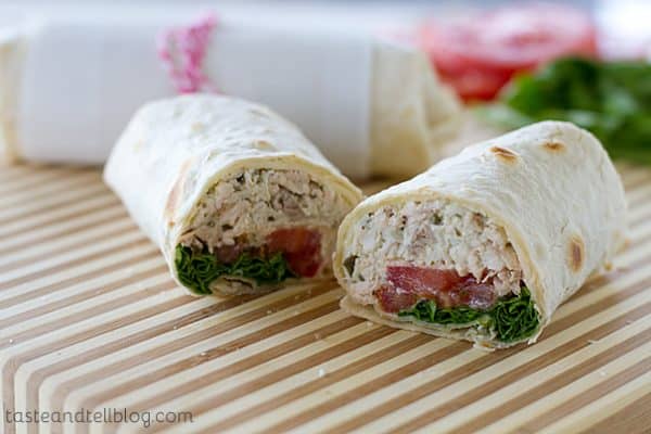 Pesto Chicken Wraps - Taste and Tell