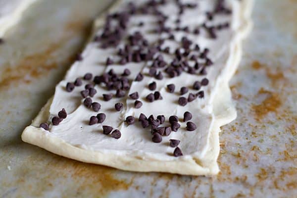 Chocolate Chip Crescent Cookies - Taste and Tell