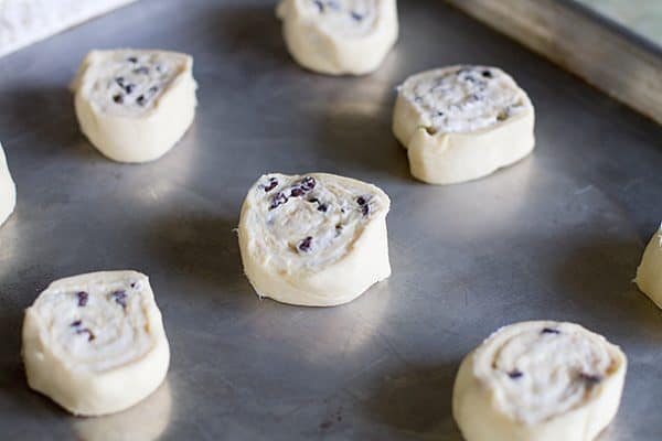 Chocolate Chip Crescent Cookies - Taste and Tell