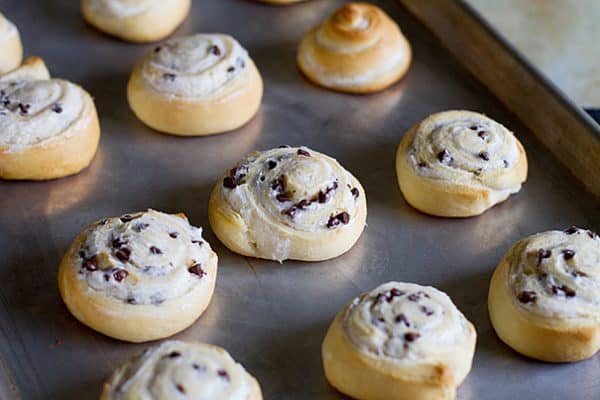 Chocolate Chip Crescent Cookies - Taste and Tell