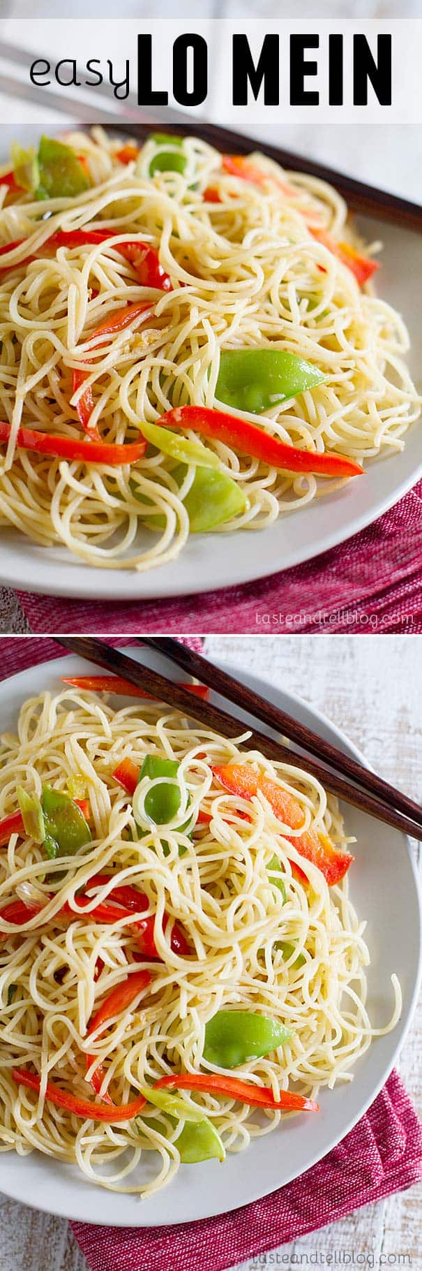 Easy Lo Mein Recipe - Taste and Tell