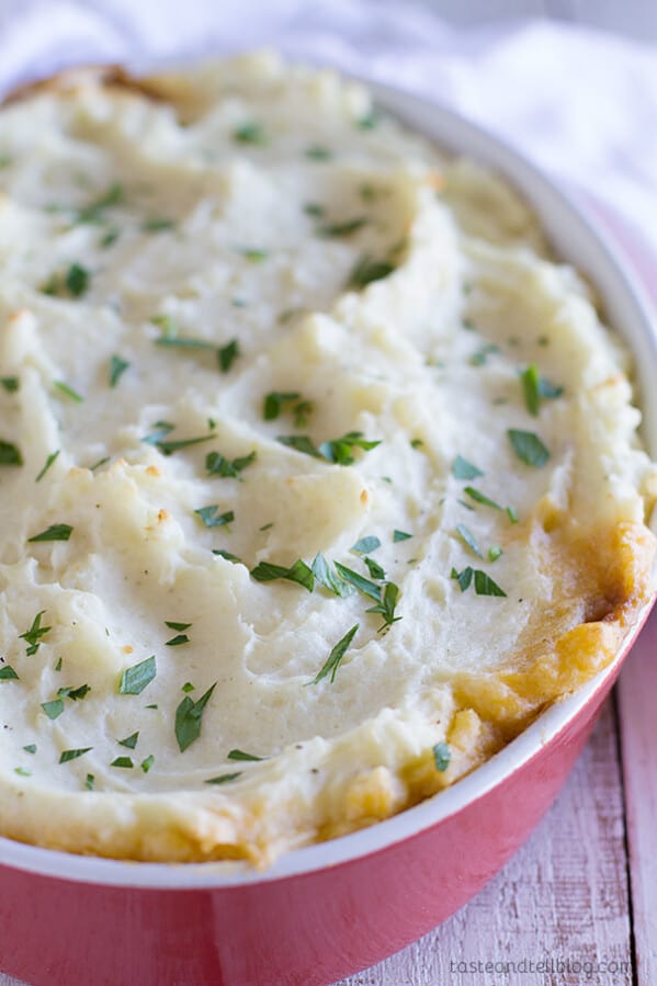 Meatball Cottage Pie - Taste and Tell