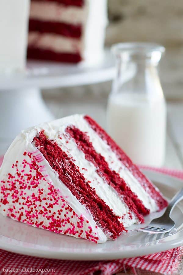 Red Velvet Ice Cream Cake Recipe - Taste and Tell