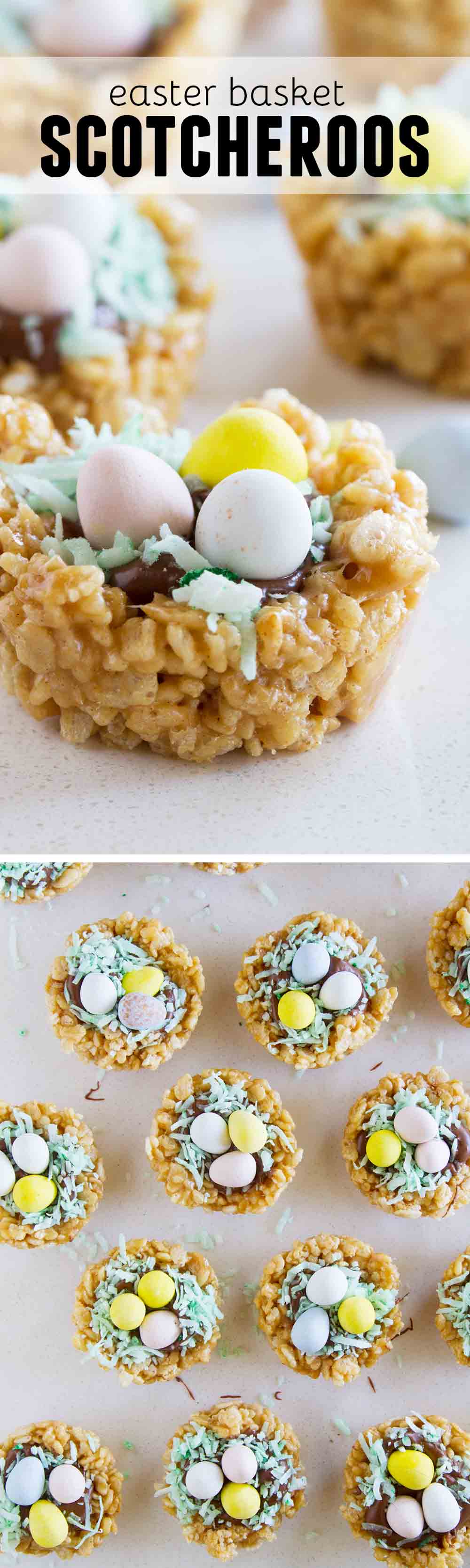 Easter Basket Scotcheroos - Taste and Tell