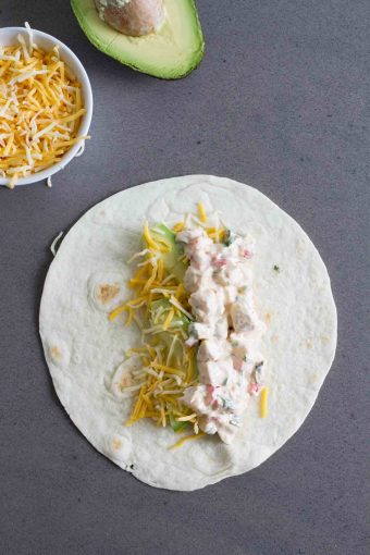 Tex-Mex Chicken Salad Wraps - Taste and Tell
