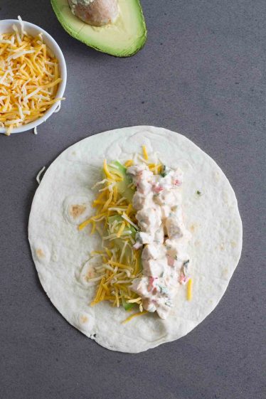 Tex-Mex Chicken Salad Wraps - Taste and Tell