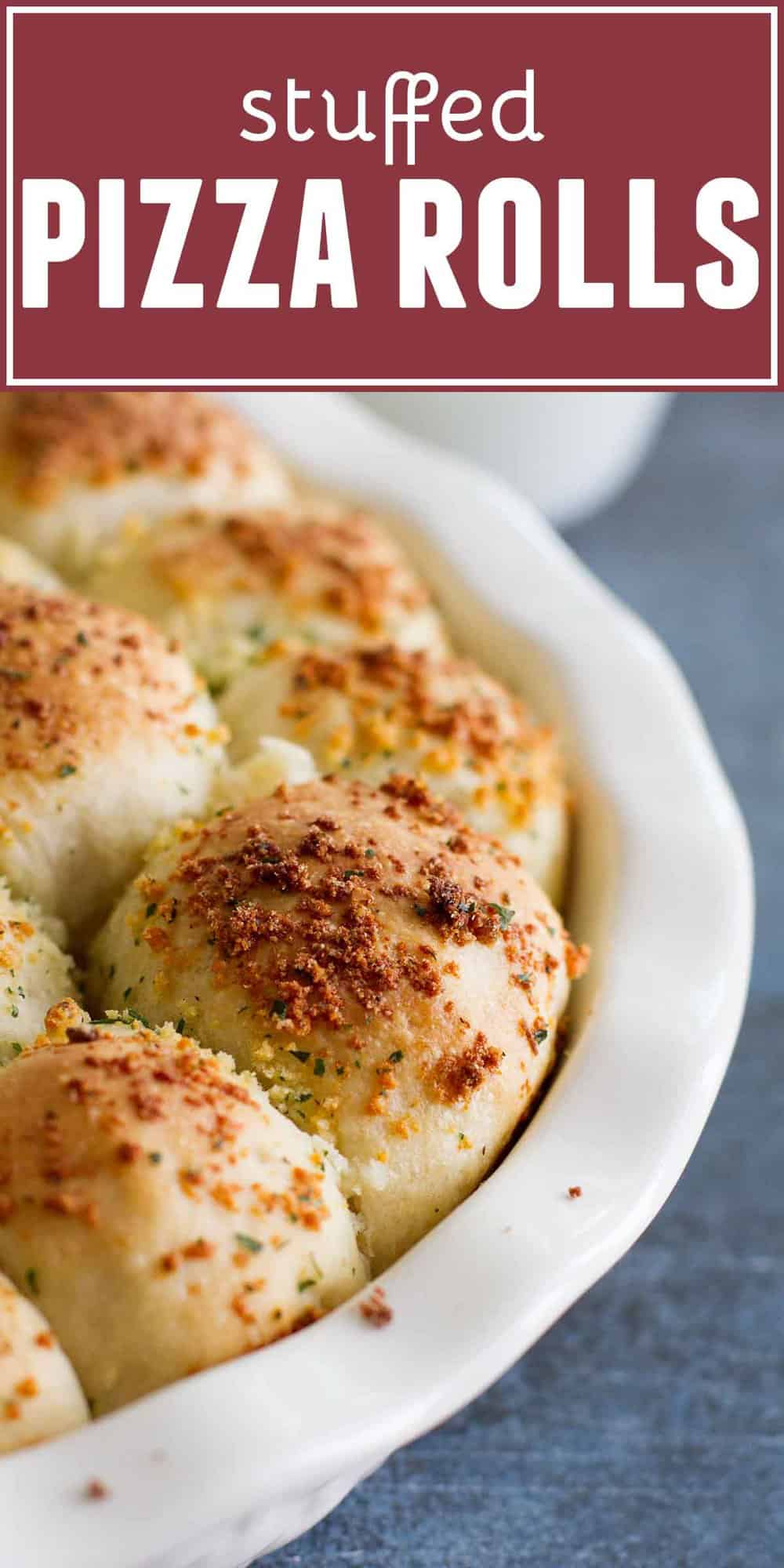 Stuffed Pizza Rolls - Game Day Food - Taste and Tell