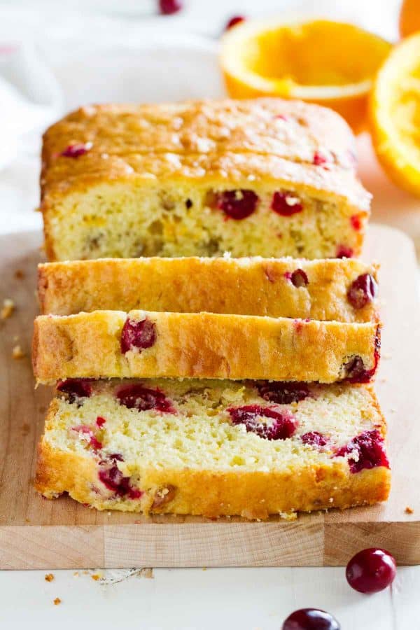 Cranberry Orange Bread - Easy Cranberry Bread - Taste and Tell