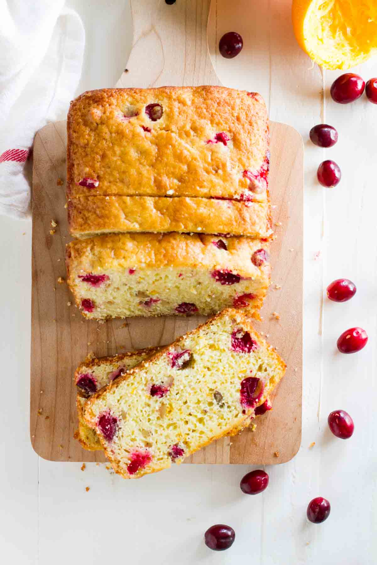 Cranberry Orange Bread - Easy Cranberry Bread - Taste and Tell