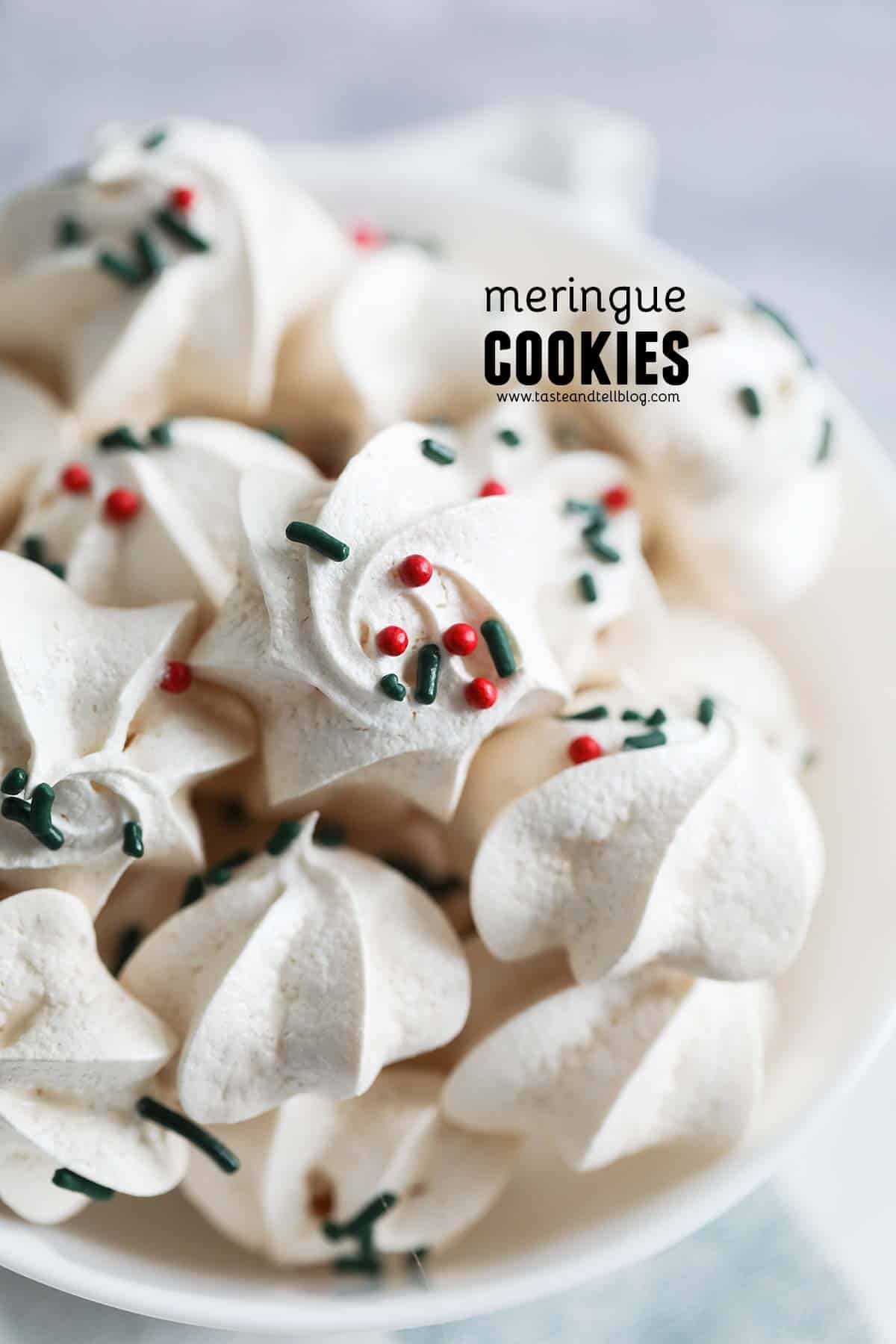 Easy Meringue Cookies Recipe - Taste and Tell
