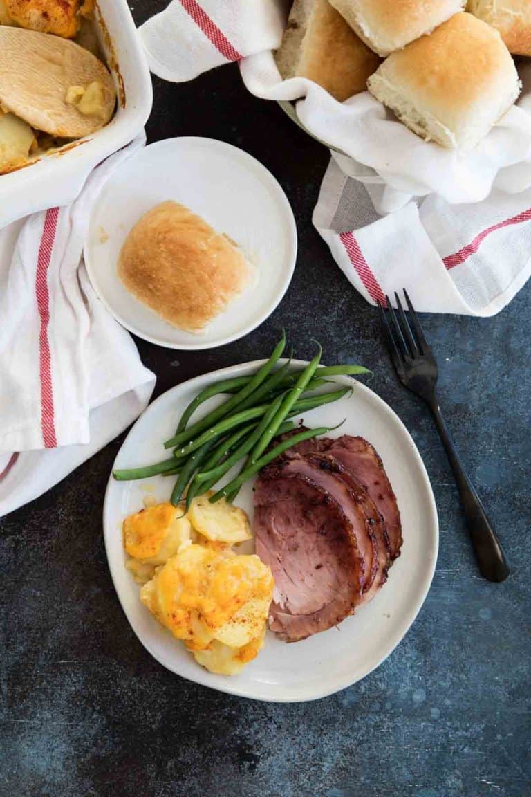 Easy Baked Ham - Sweet and Spicy Ham Glaze Recipe - Taste and Tell