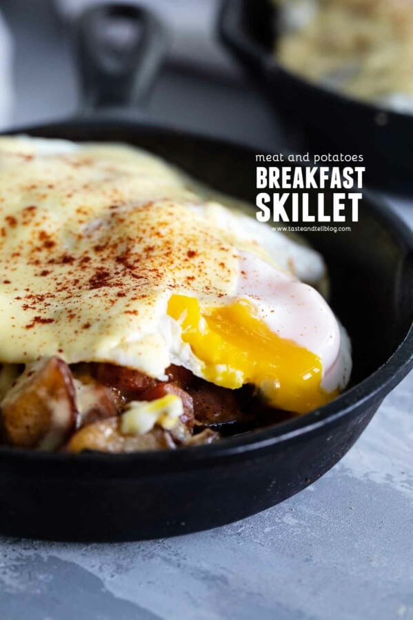 Meat and Potatoes Breakfast Skillet Recipe - Taste and Tell