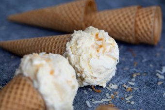 Toasted Coconut Ice Cream Recipe - Taste and Tell