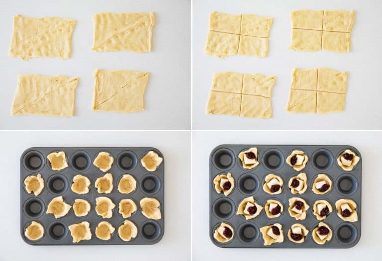 Easy Crescent Raspberry Brie Bites - Taste and Tell