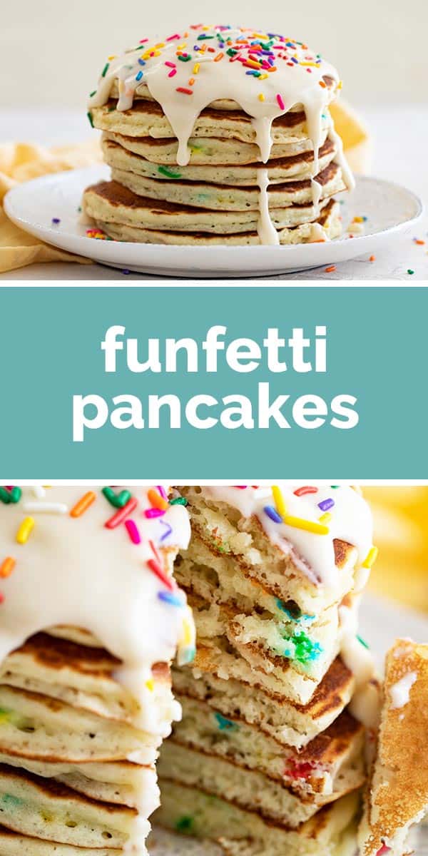 Funfetti Pancakes - the Perfect Birthday Breakfast - Taste and Tell
