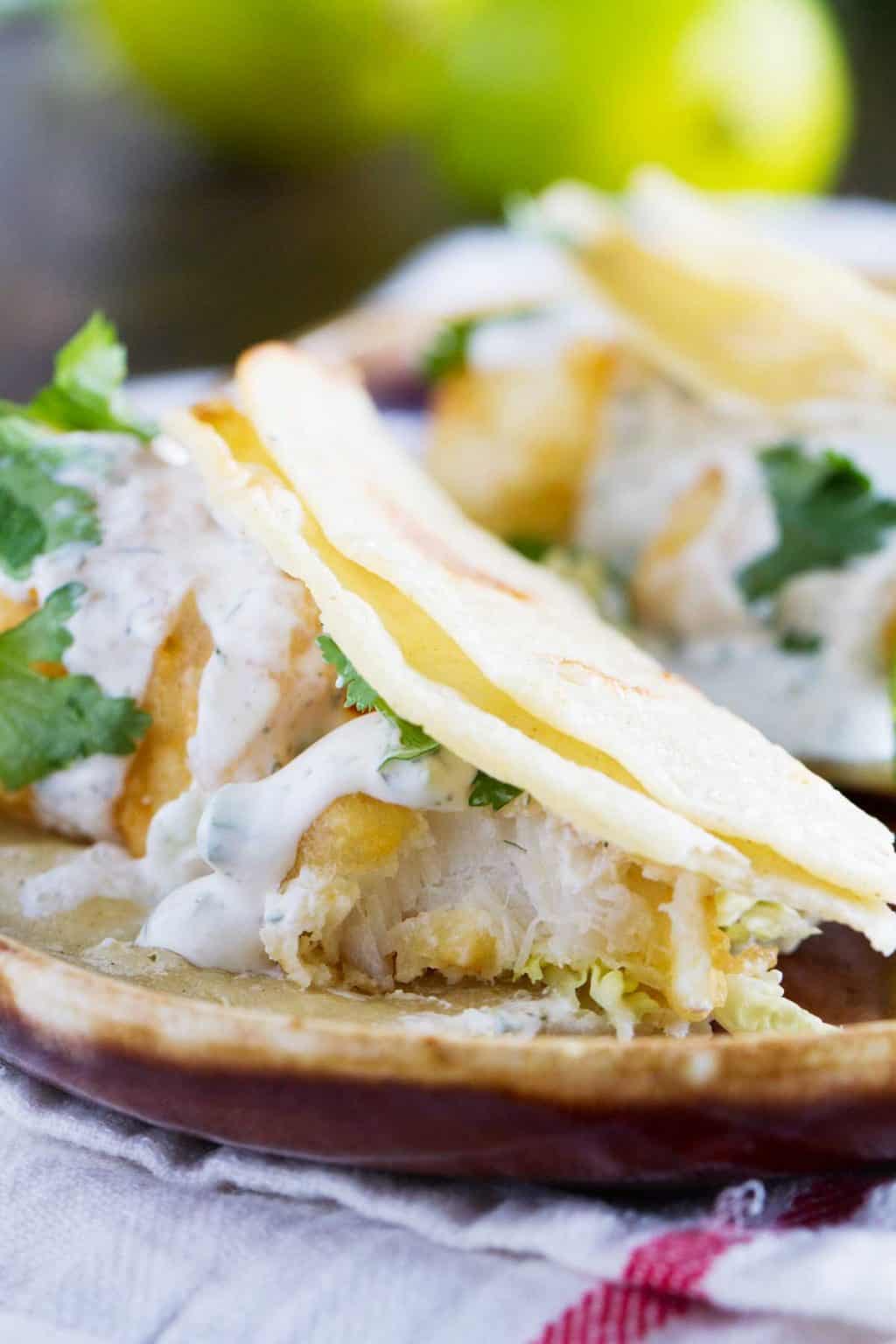 Fried Fish Tacos - Taste and Tell