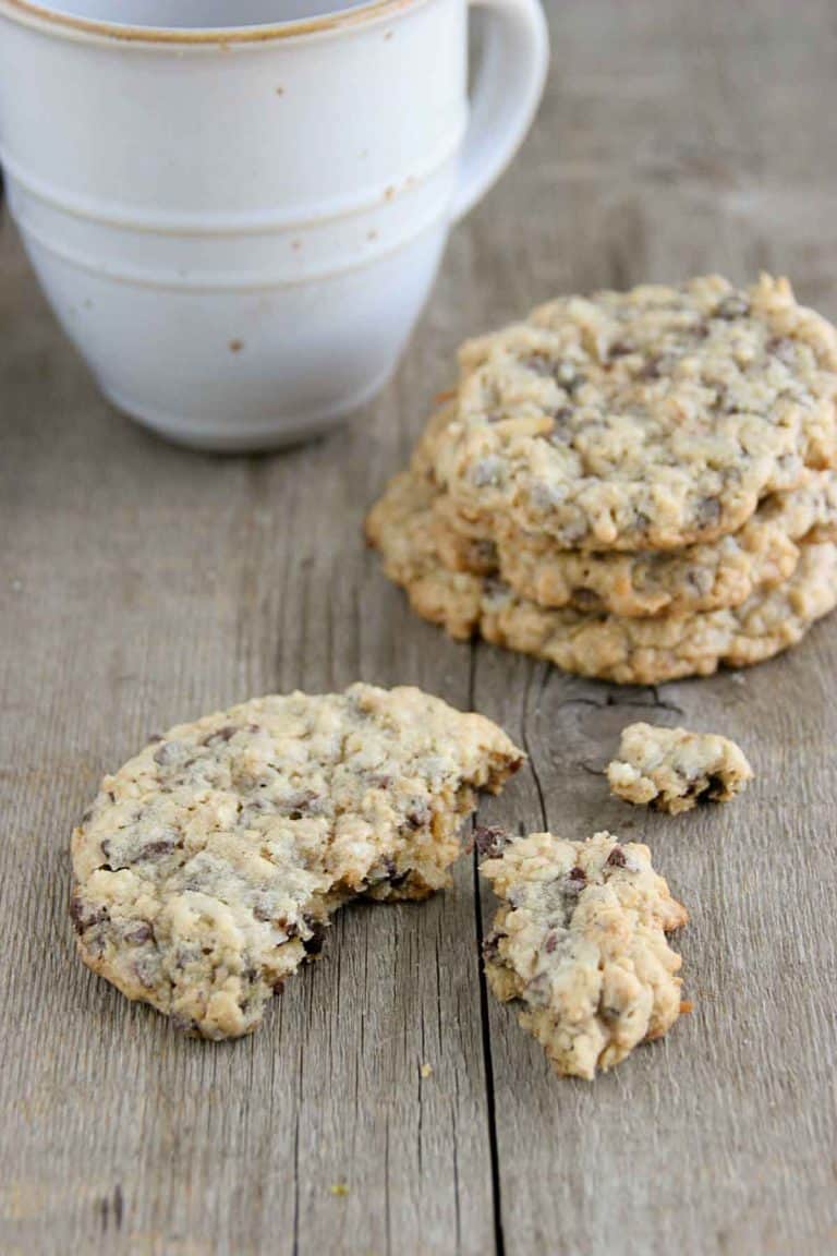 Chocolate Oatmeal Coconut Cookies - Taste and Tell