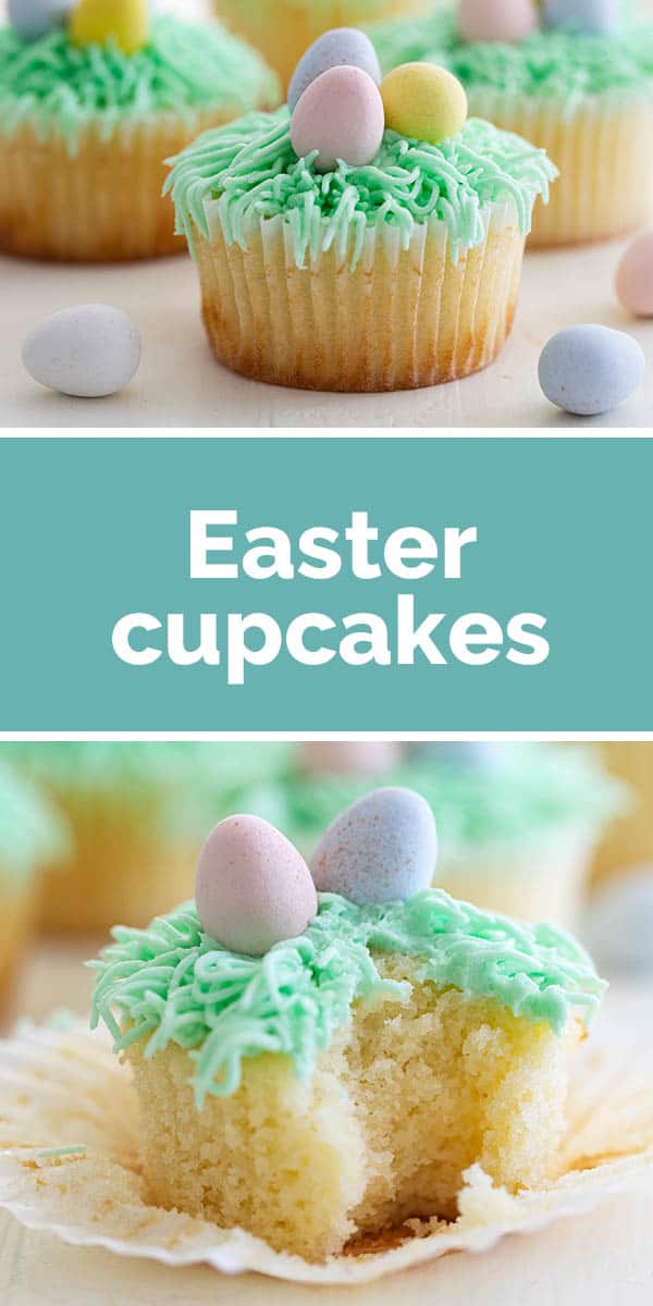 Easter Cupcakes - Decorated Lemon Cupcakes - Taste and Tell