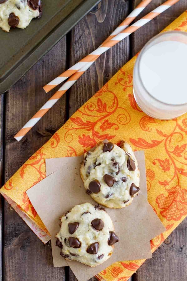 Orange Chocolate Chip Cookies Recipe - Taste and Tell