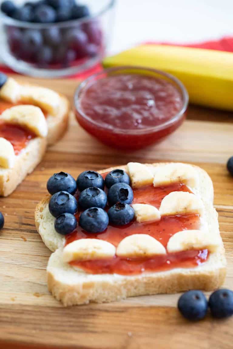 4th of July Breakfast Toast - Taste and Tell