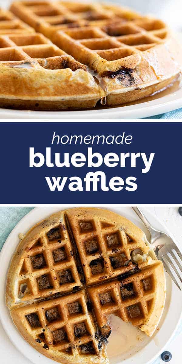 Homemade Blueberry Waffles Recipe Taste And Tell