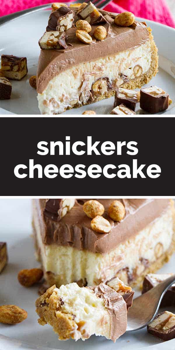 Snickers Cheesecake - Taste and Tell