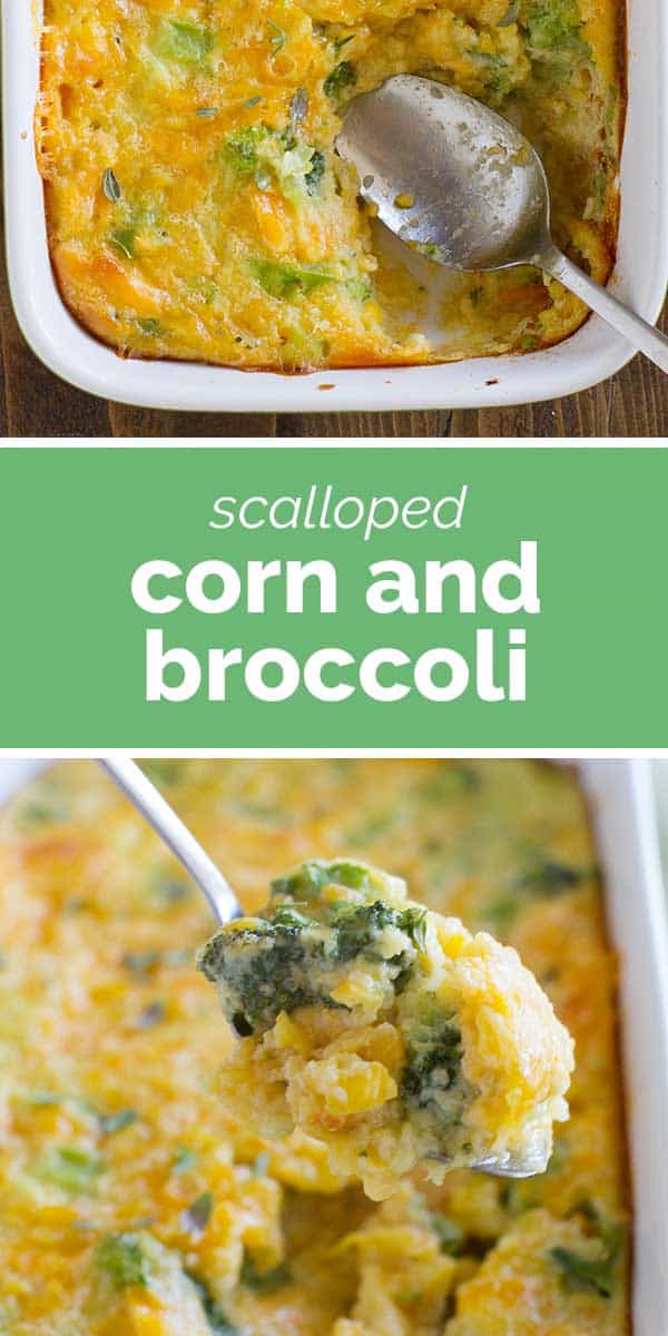 Scalloped Corn and Broccoli - Broccoli Casserole Recipe - Taste and Tell