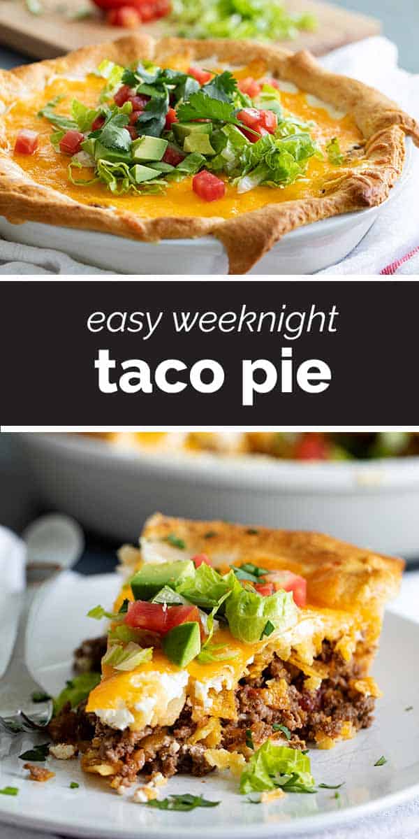 Weeknight Taco Pie Recipe - Taste and Tell