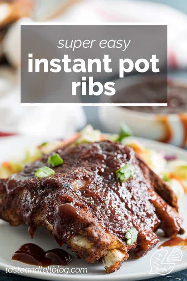 Easy Barbecue Instant Pot Ribs Recipe - Taste and Tell