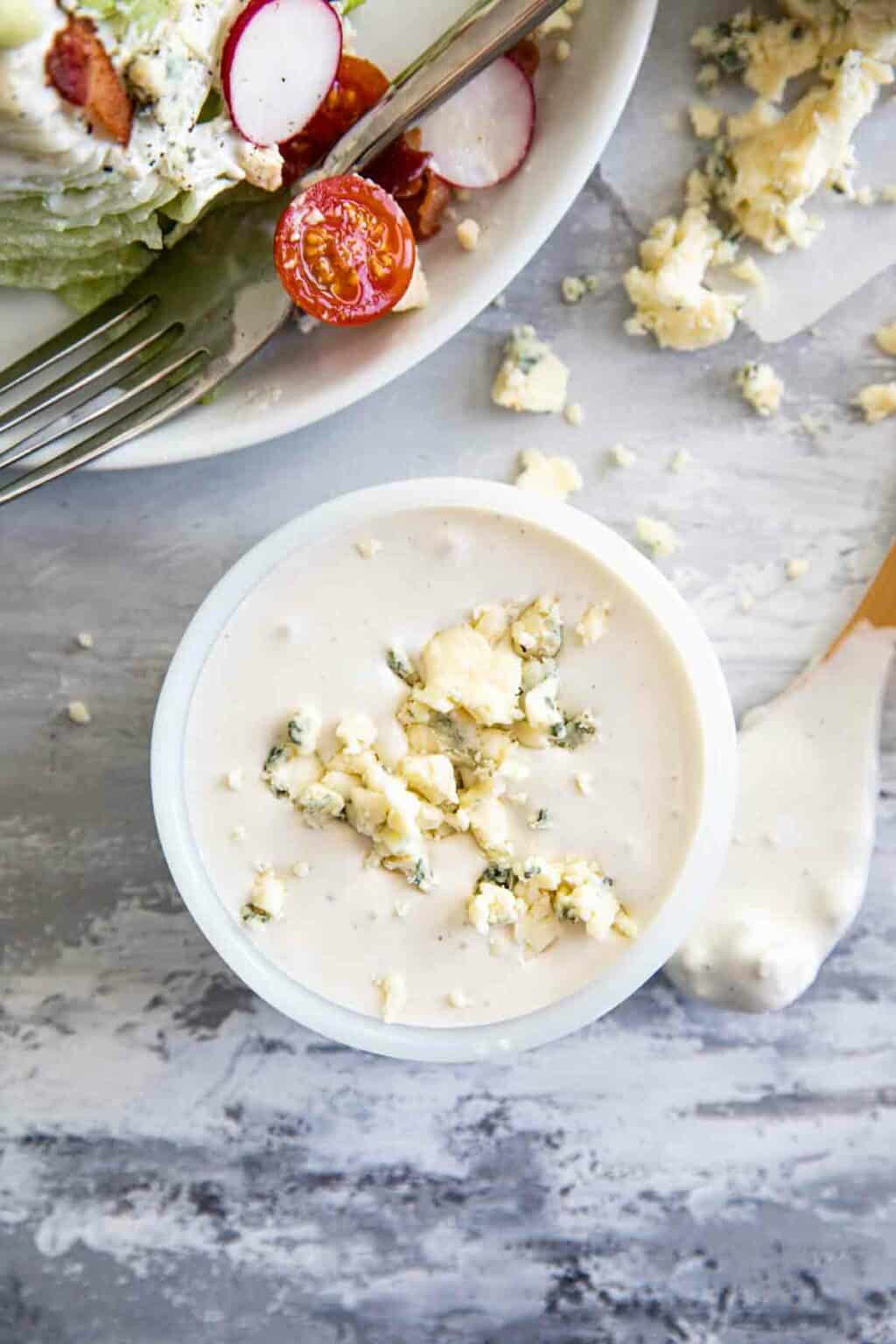 Homemade Blue Cheese Dressing Recipe - Taste and Tell