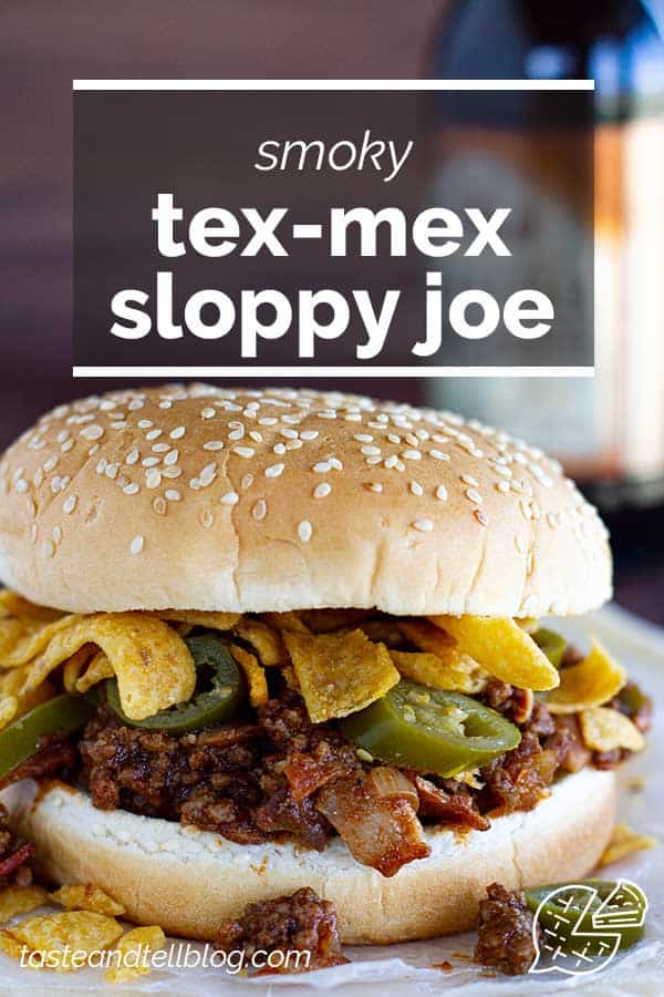 Smoky Tex-Mex Sloppy Joes - Taste and Tell