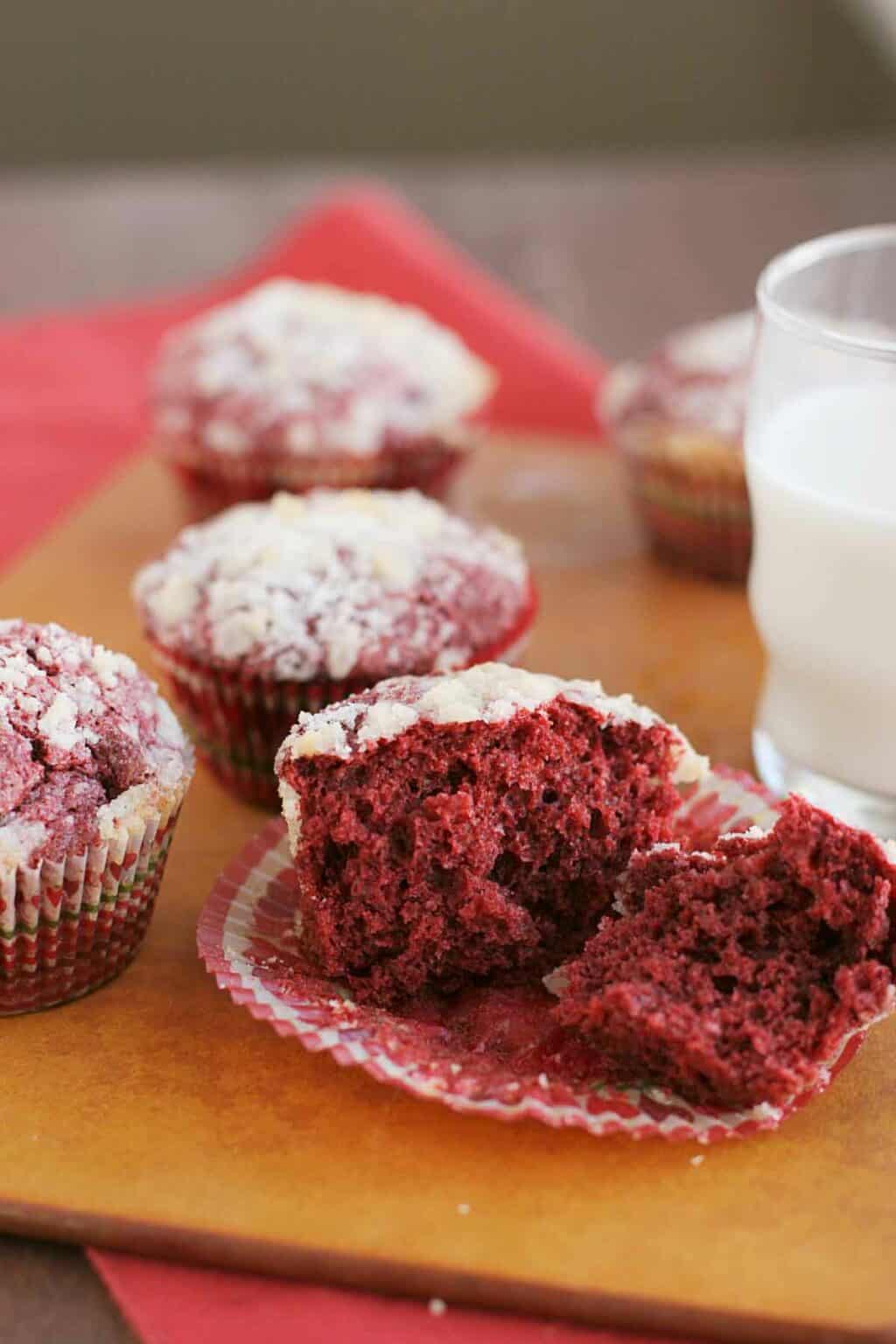 Red Velvet Muffins - Taste and Tell