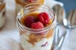 Rice Pudding with Salted Caramel and Raspberries - Taste and Tell