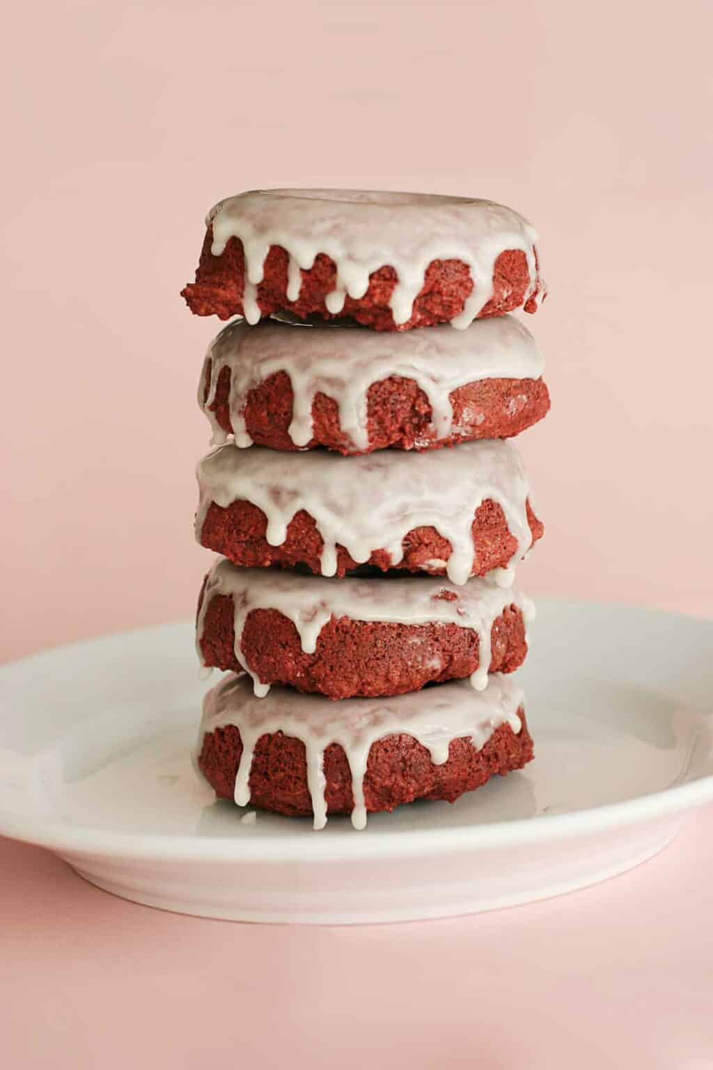 Baked Red Velvet Donuts - Taste and Tell