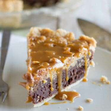 Peanut Butter Fudge Pie - Taste and Tell