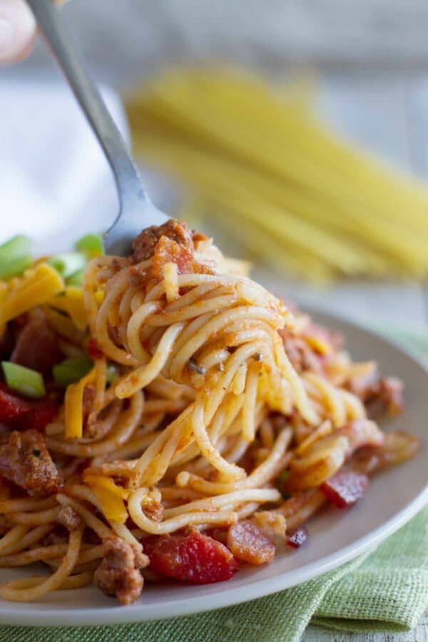 Cowboy Spaghetti - Taste and Tell