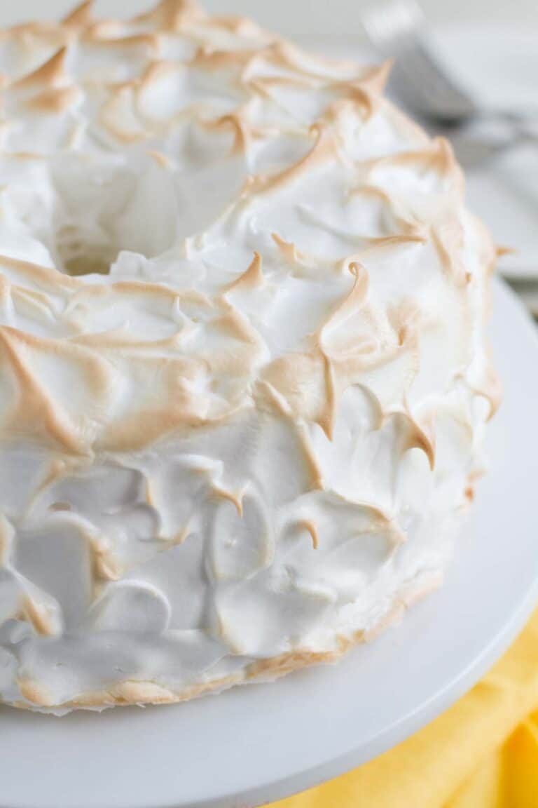 Lemon Meringue Angel Cake - Taste and Tell