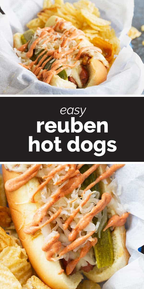 Reuben Hot Dogs - Fun Hot Dog Idea - Taste and Tell